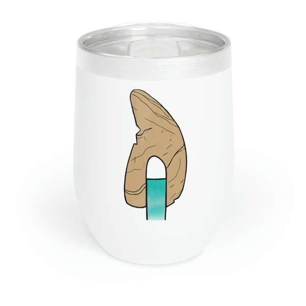 Marick Booster Yellow Rock With Water Chill Wine Tumbler | Wayfair