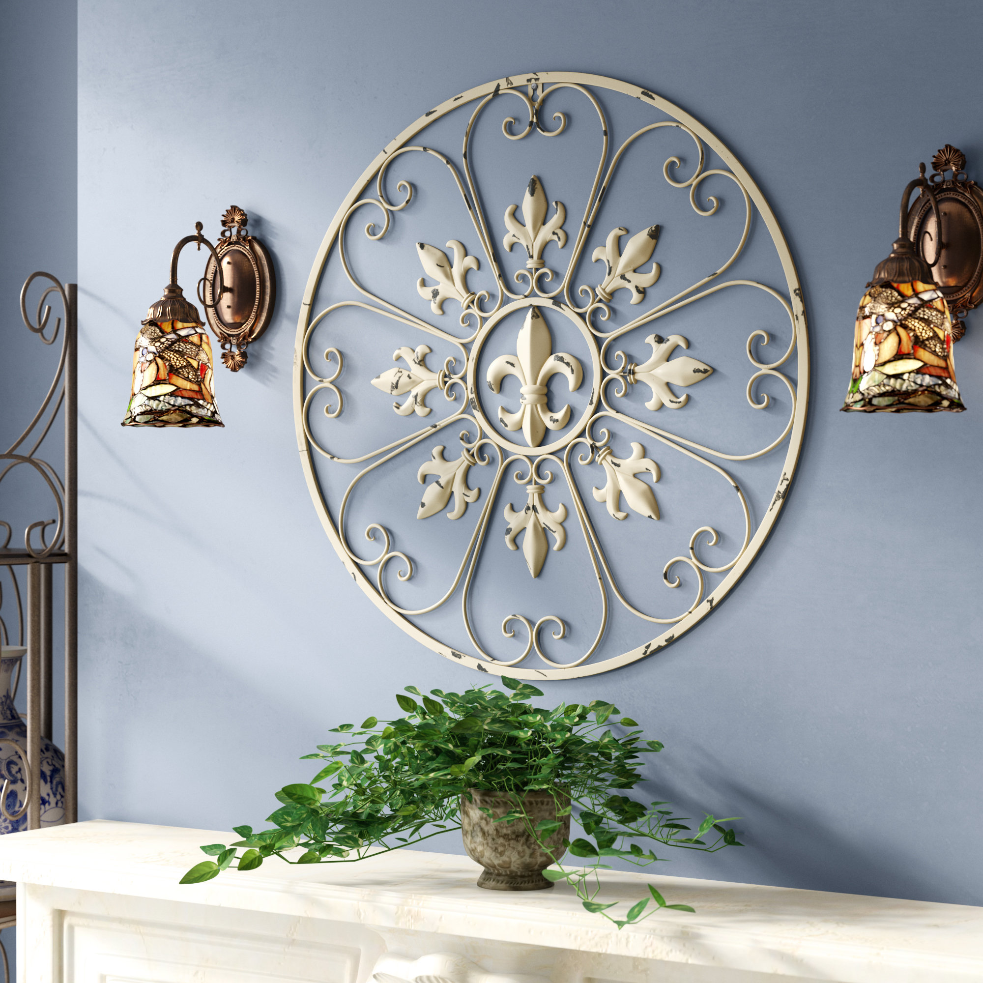 Ophelia & Co. Myrtle Avenue Circular Metal Wall Décor & Reviews | Wayfair