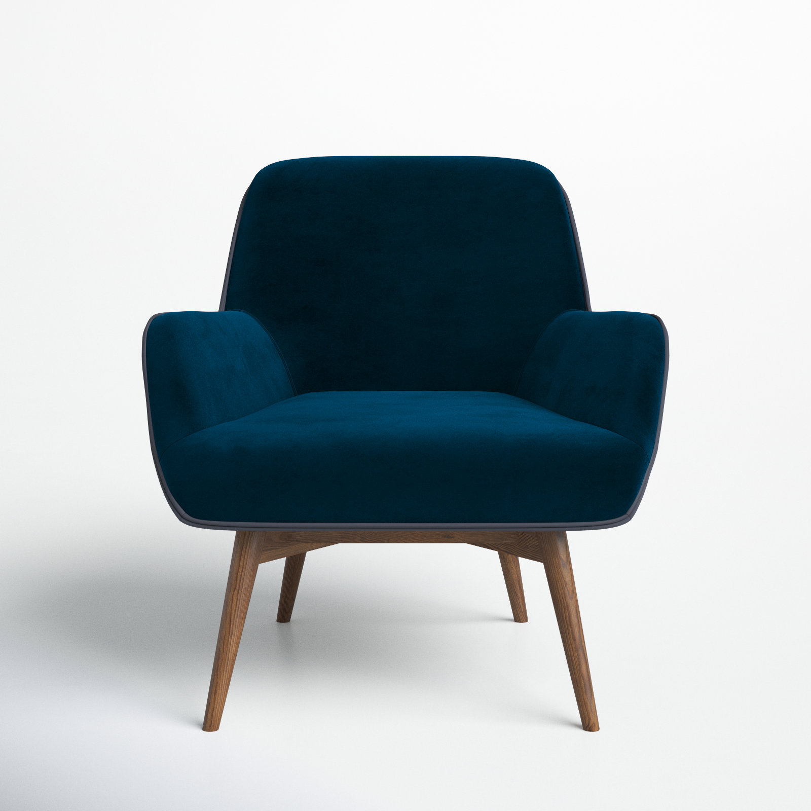 AllModern Hamil 32.25" Wide Velvet Armchair & Reviews | Wayfair