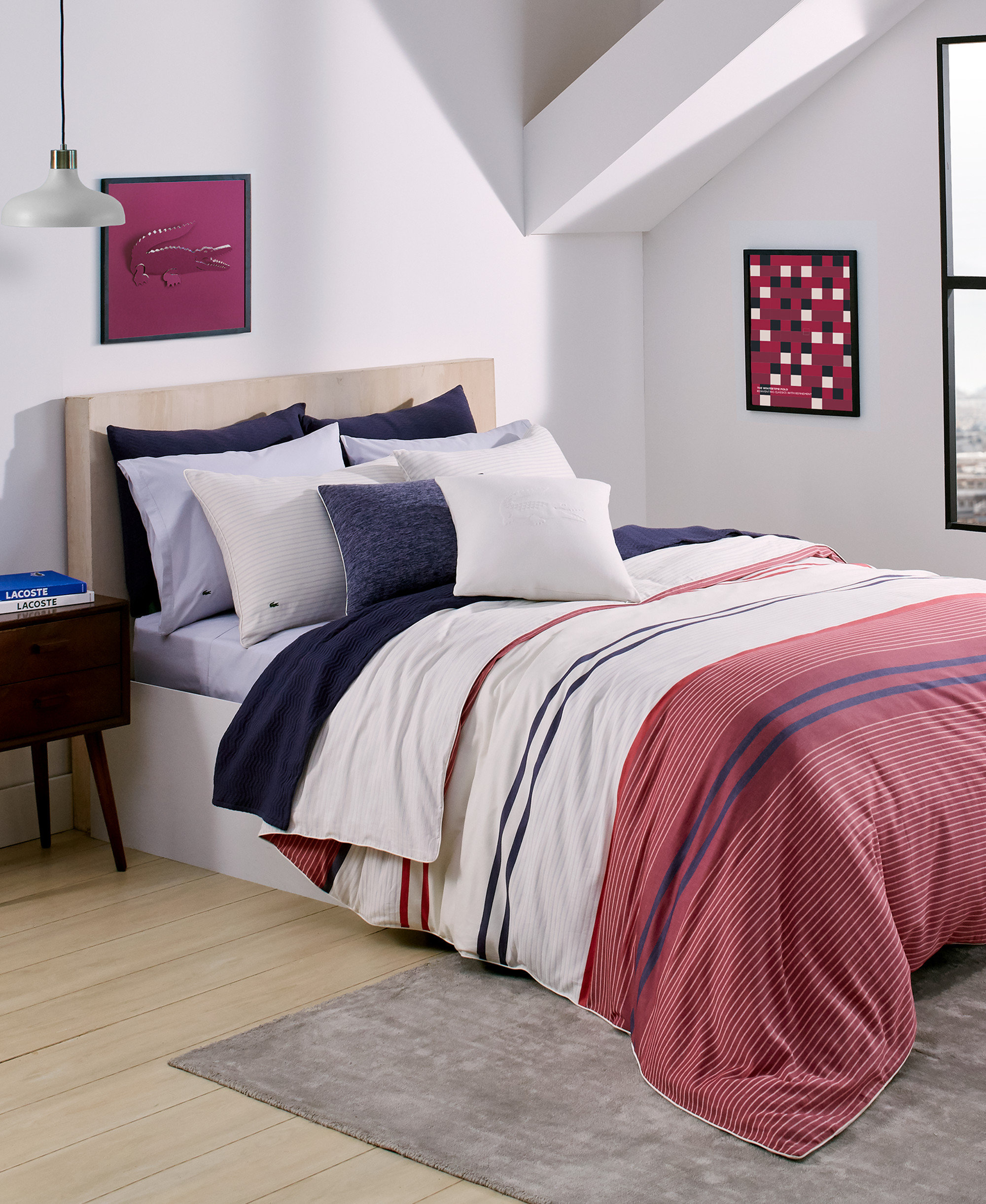 Lacoste Smash Cotton Comforter Set & Reviews | Wayfair