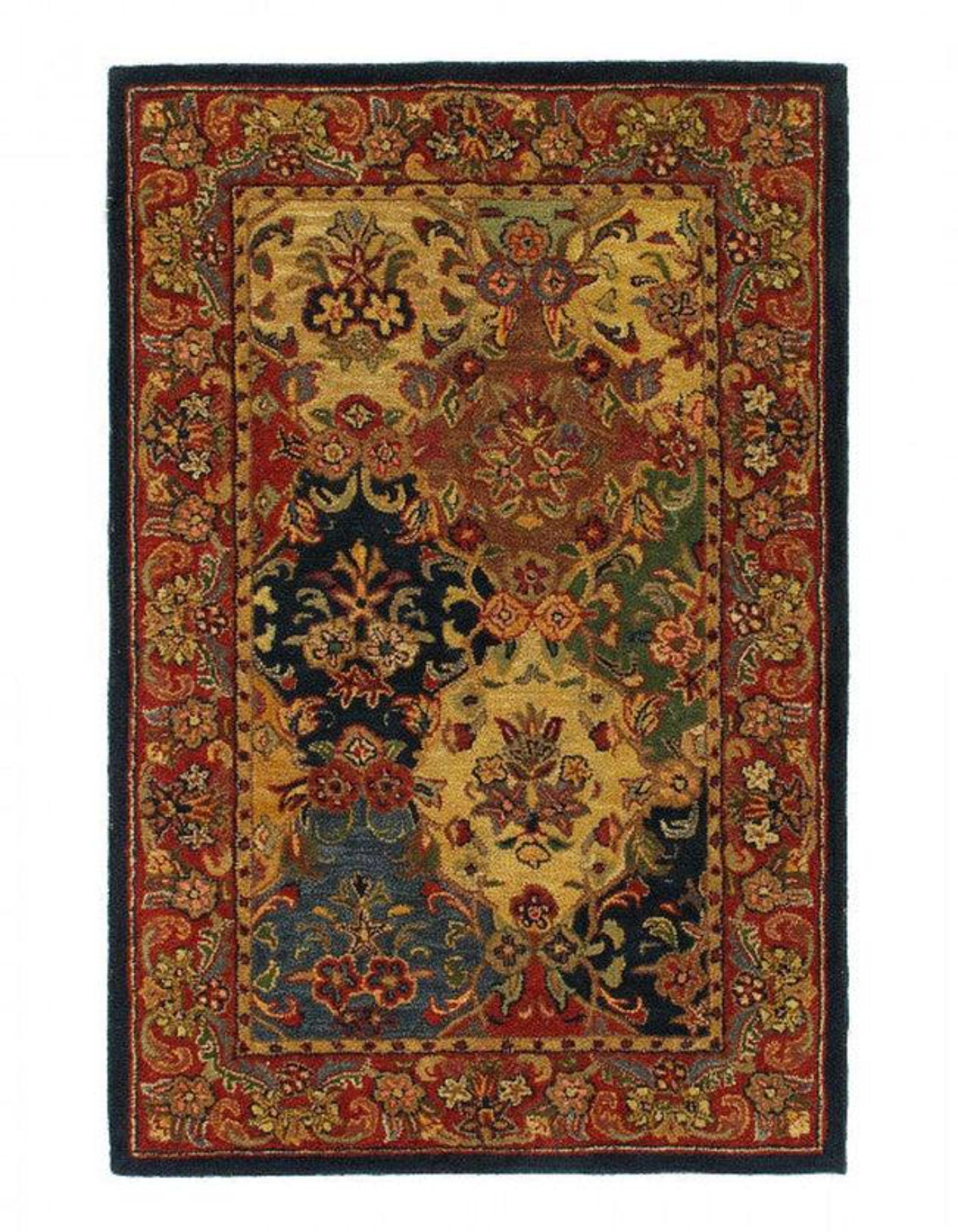 Isabelline Jeslee Oriental Handmade Rectangle 5'7" x 3'7" Cotton/Wool ...