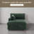 Mercer41 Upholstered Faux Rabbit Fur Flannel Chaise Lounge with ...