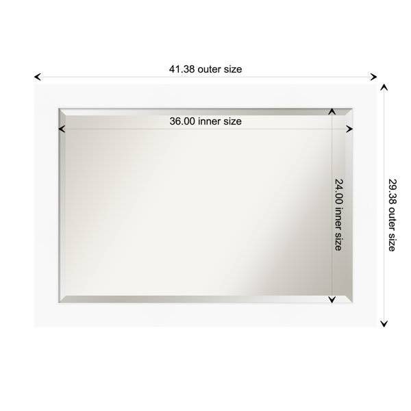 Andover Mills™ Grattan Cabinet Narrow Beveled Wall Mirror & Reviews ...