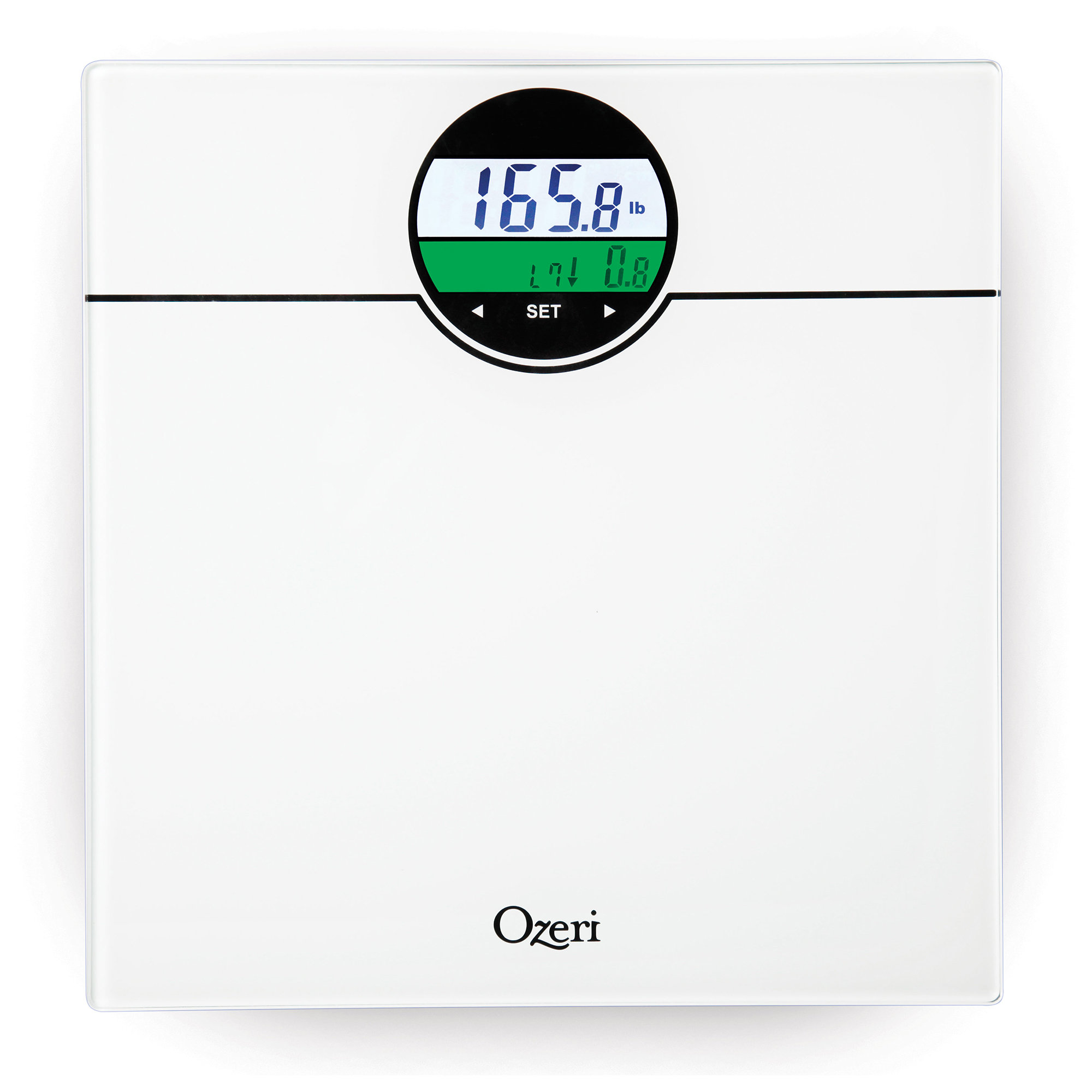 Ozeri WeightMaster 440 lbs Body Weight Scale with BMI, BMR and 50 gram ...
