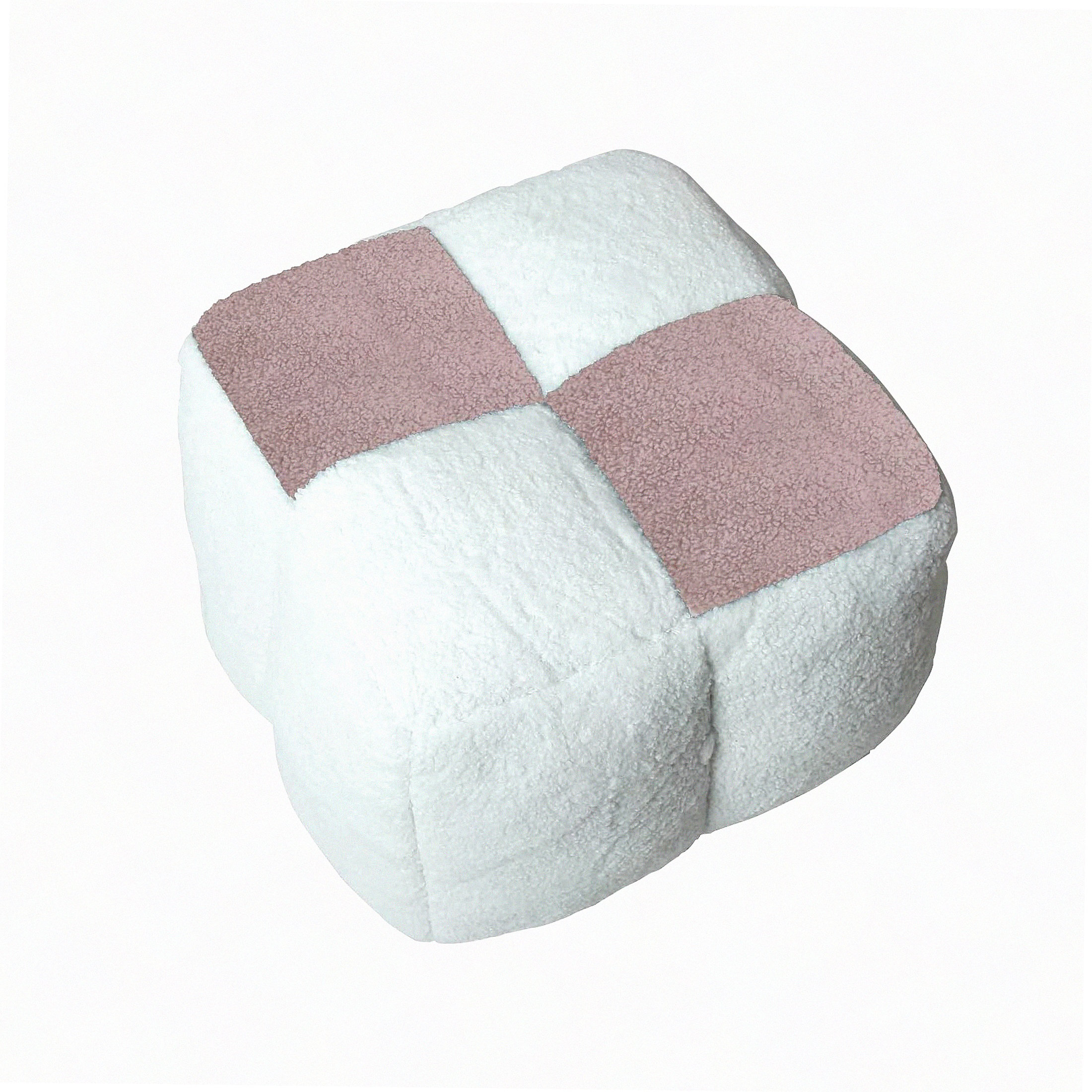 BRBCA MemoryFoam Boho Pouf Ottoman - Storage Bean Bag Cubes for Living ...