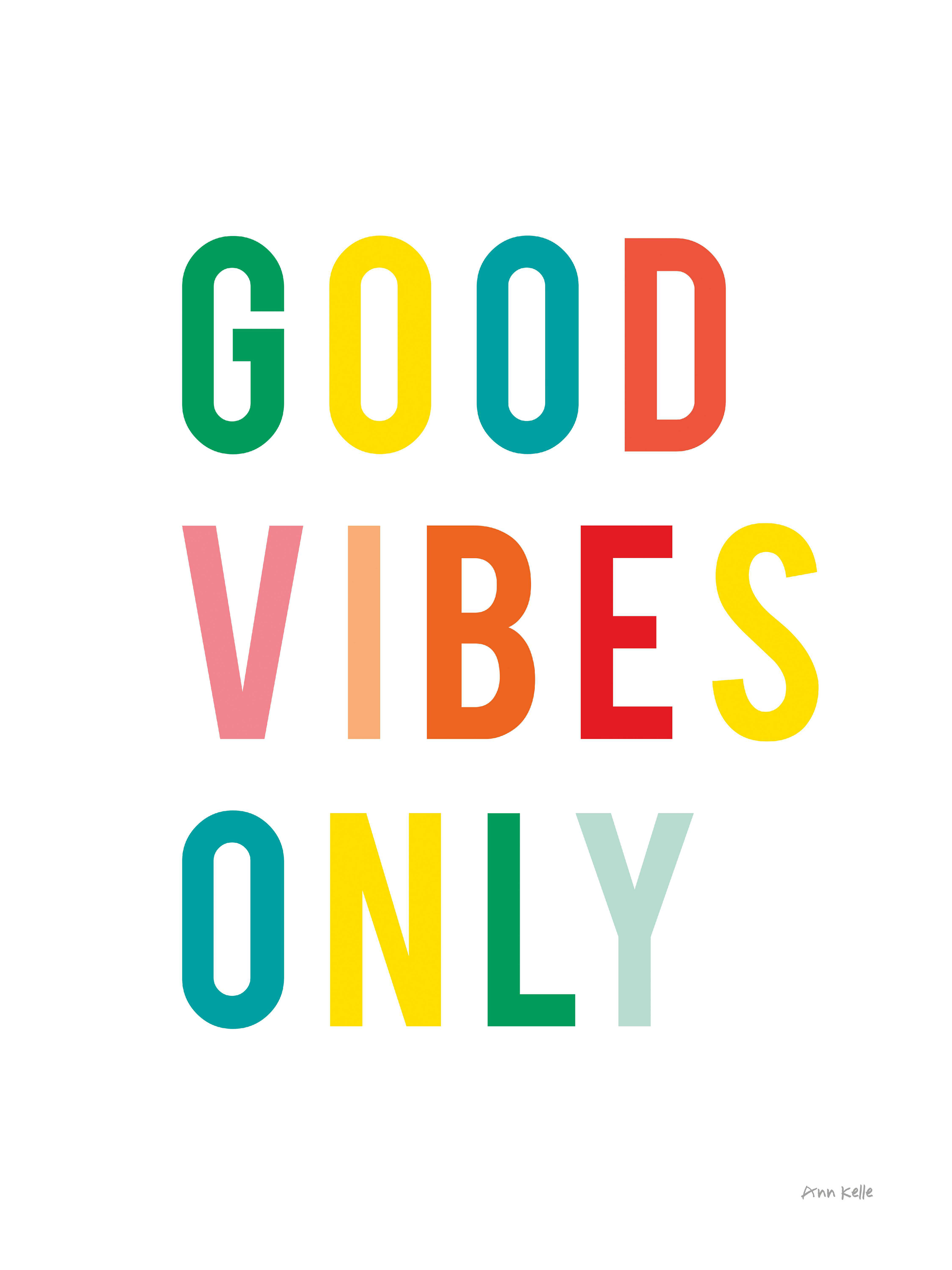 Hokku Designs Good Vibes only Crop by Ann Kelle - Wrapped Canvas Print ...