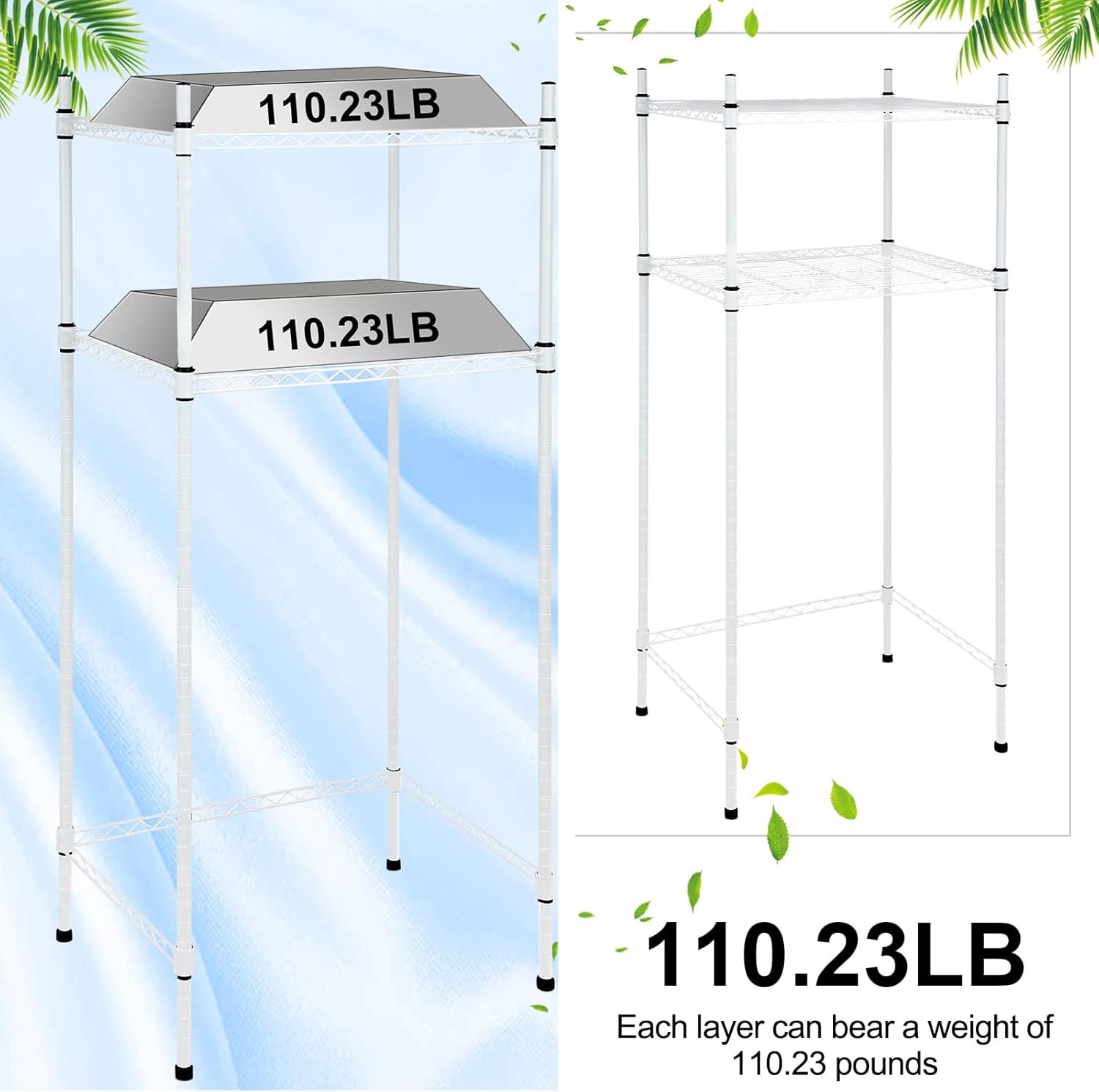 Rebrilliant Over Mini Fridge Organizer Stand Shelf With Wheels For Dorm ...