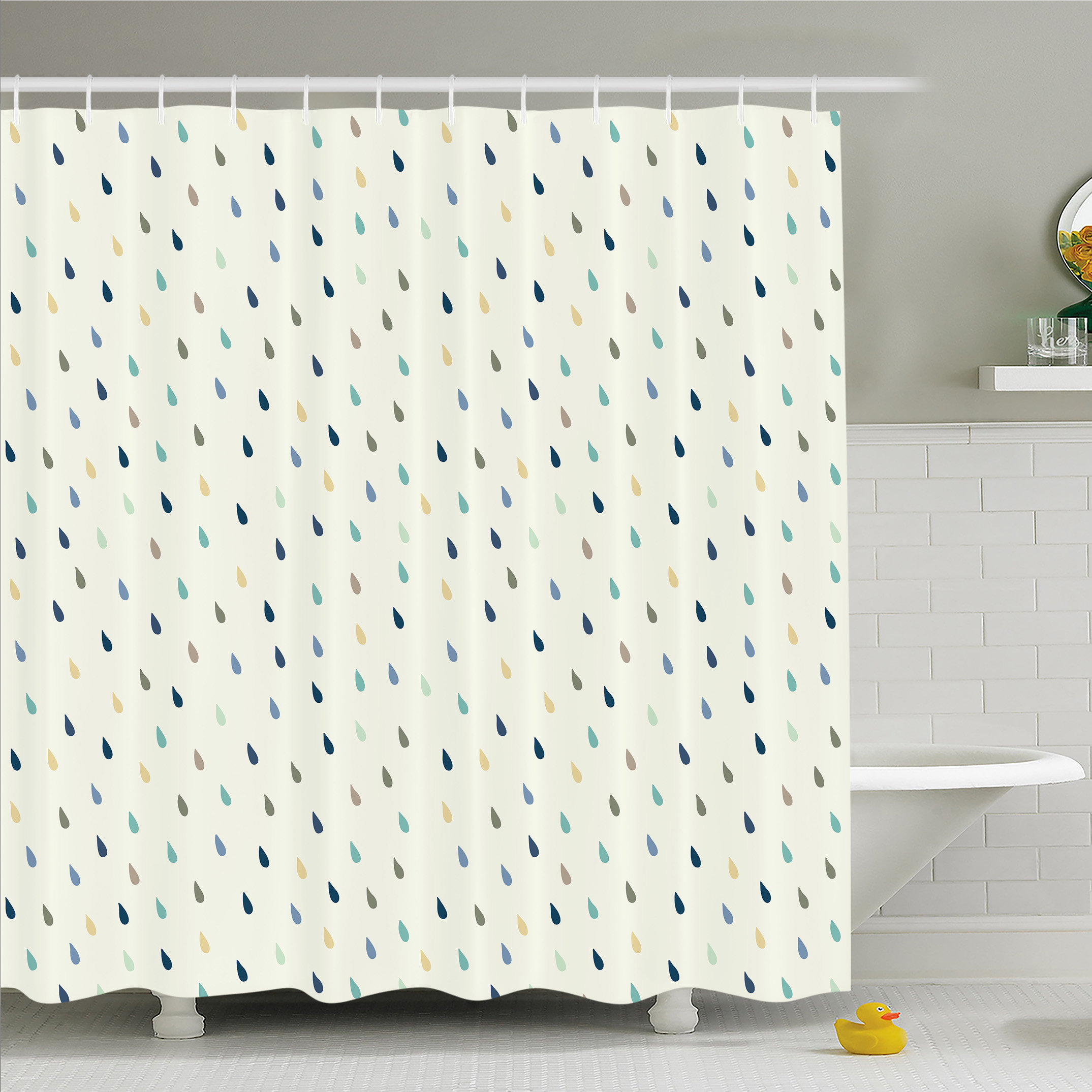 East Urban Home Home Saturated Spherical Teardrop Rain Water Droplets ...