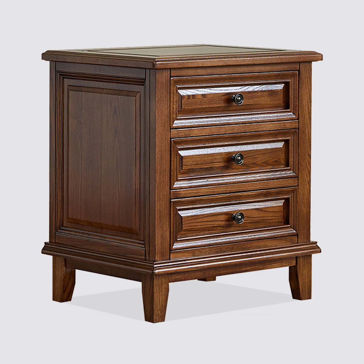 STONE DRAGON TILE ARTS LLC All Solid Wood, American Country Bedside ...