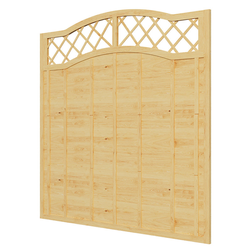 Maison Alouette 6x6ft Lattice Top Wooden Garden Fence Panel | Wayfair.ie