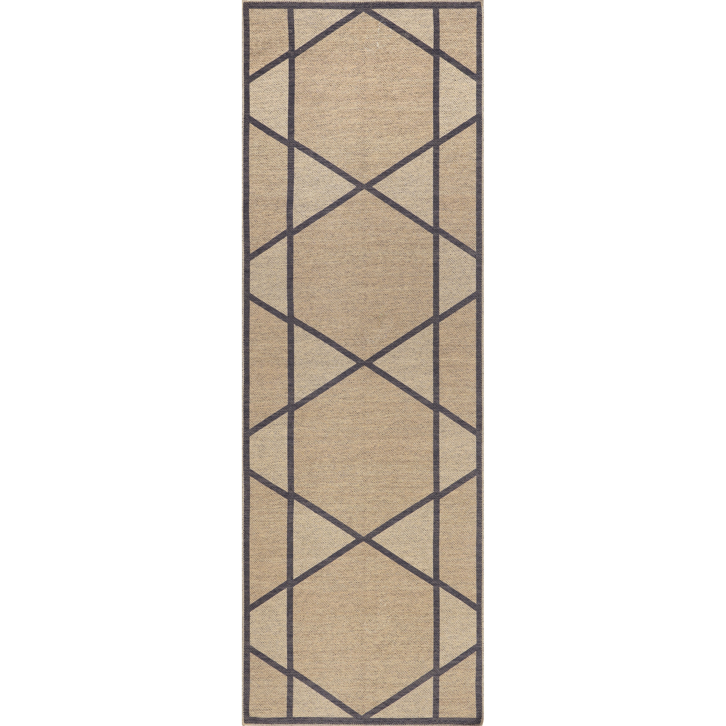 Hokku Designs Runa SuperiorWash Lattice Easy-Jute Machine Washable Area ...