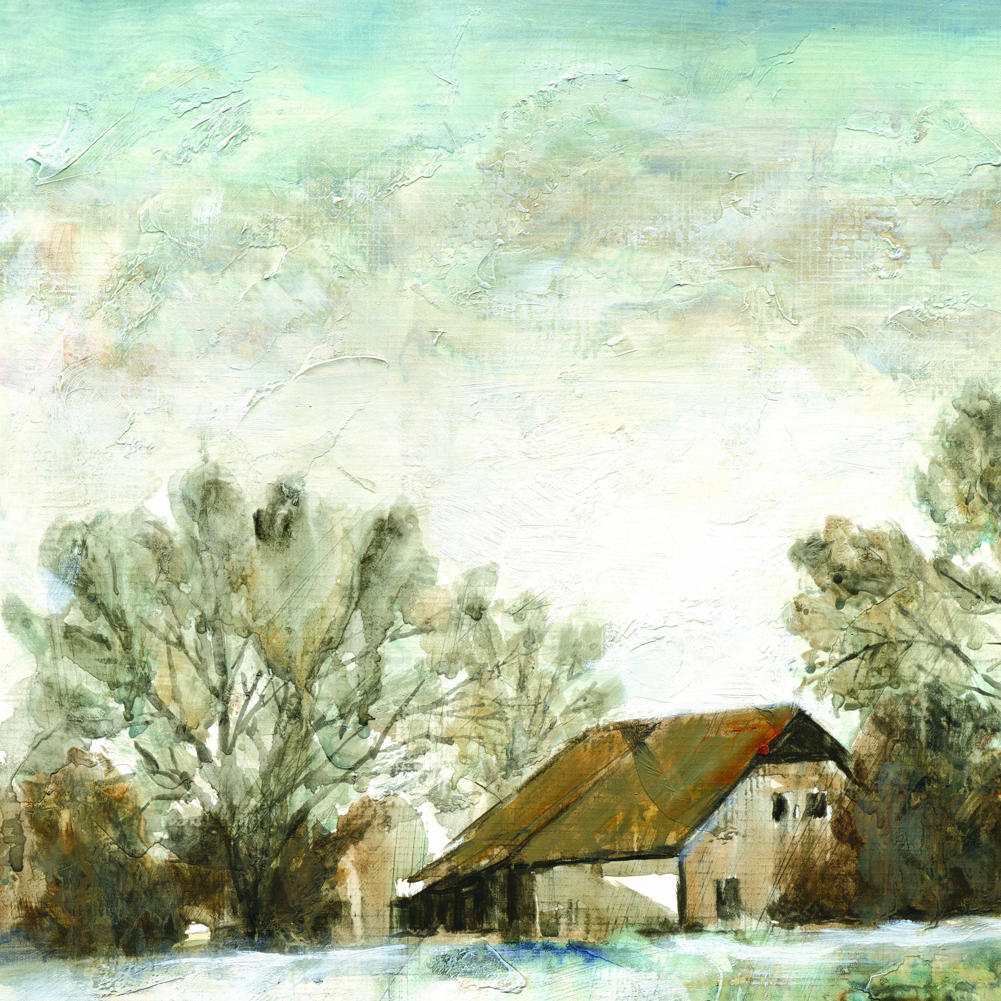 Red Barrel Studio Barn Scenery Hand Painted Sky - Wayfair Canada