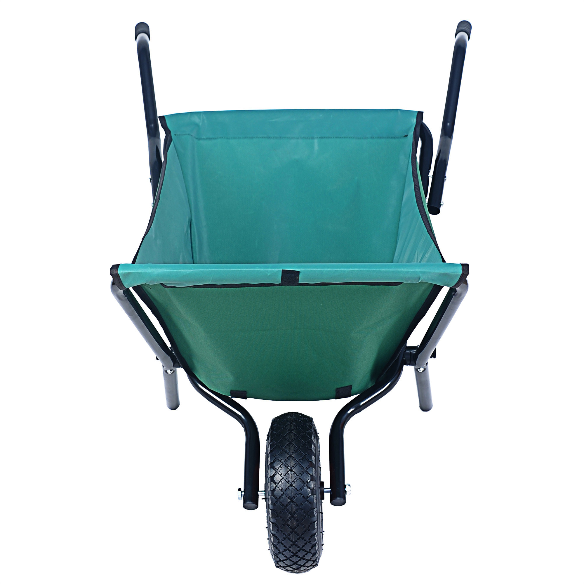 wendeway Collapsible Wheelbarrow 176 Lbs Folding Yard Garden ...