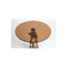 Bold Monkey Panther Glass Figurine End Table | Wayfair