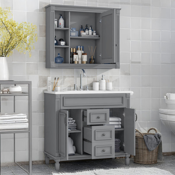 August Grove® MDF Bathroom Storage | Wayfair