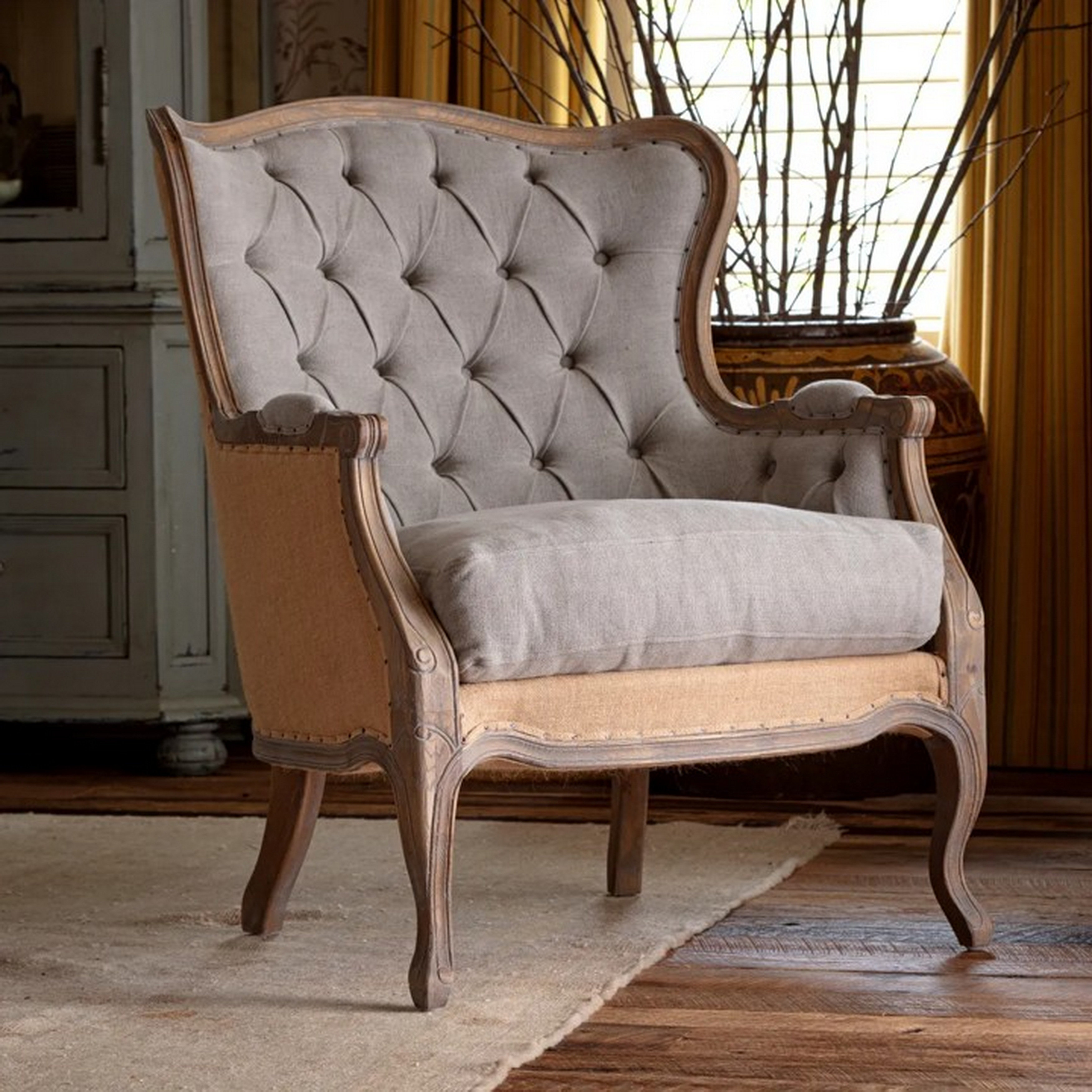 Porch View Home Town And Country Wing Back Chair | Perigold