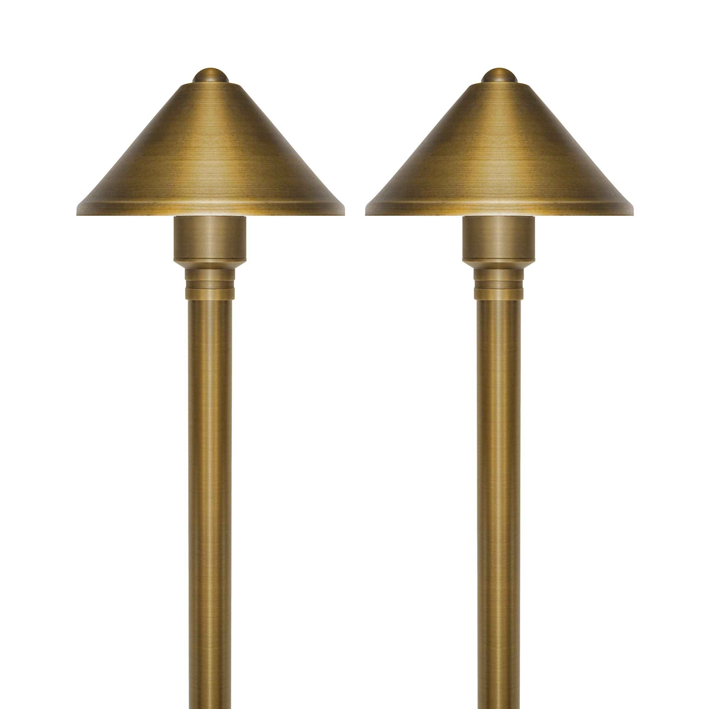 GKOplus Brass Low Voltage Solid Brass Pathway Light | Wayfair