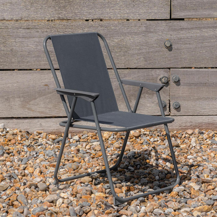 Harbour Housewares Folding Metal Beach Chairs | Wayfair.co.uk