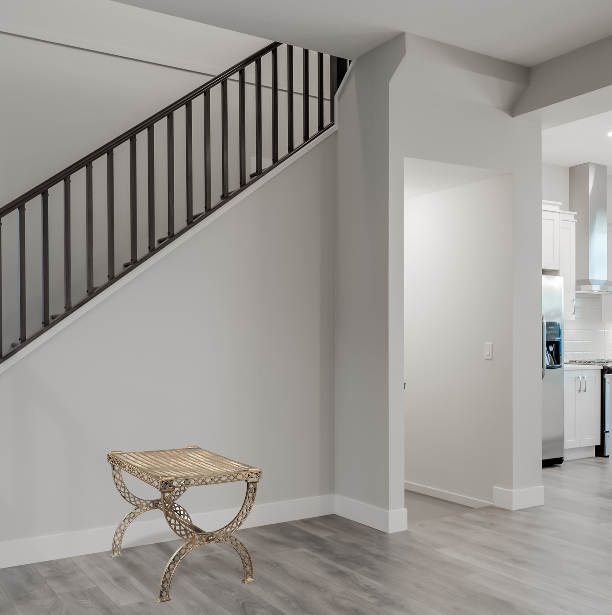 17 Stories Accents Grate-Top X-Bench End Table | Wayfair