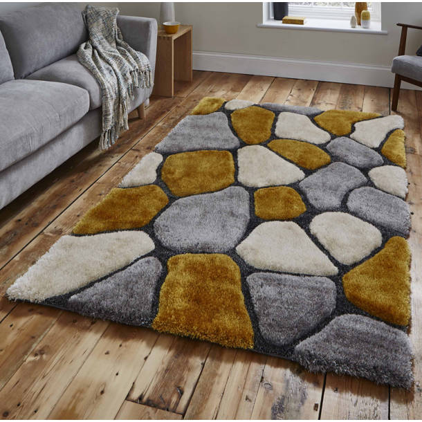 Foundstone Evelyn Hand Tufted Grey/Blue Rug & Reviews | Wayfair.co.uk