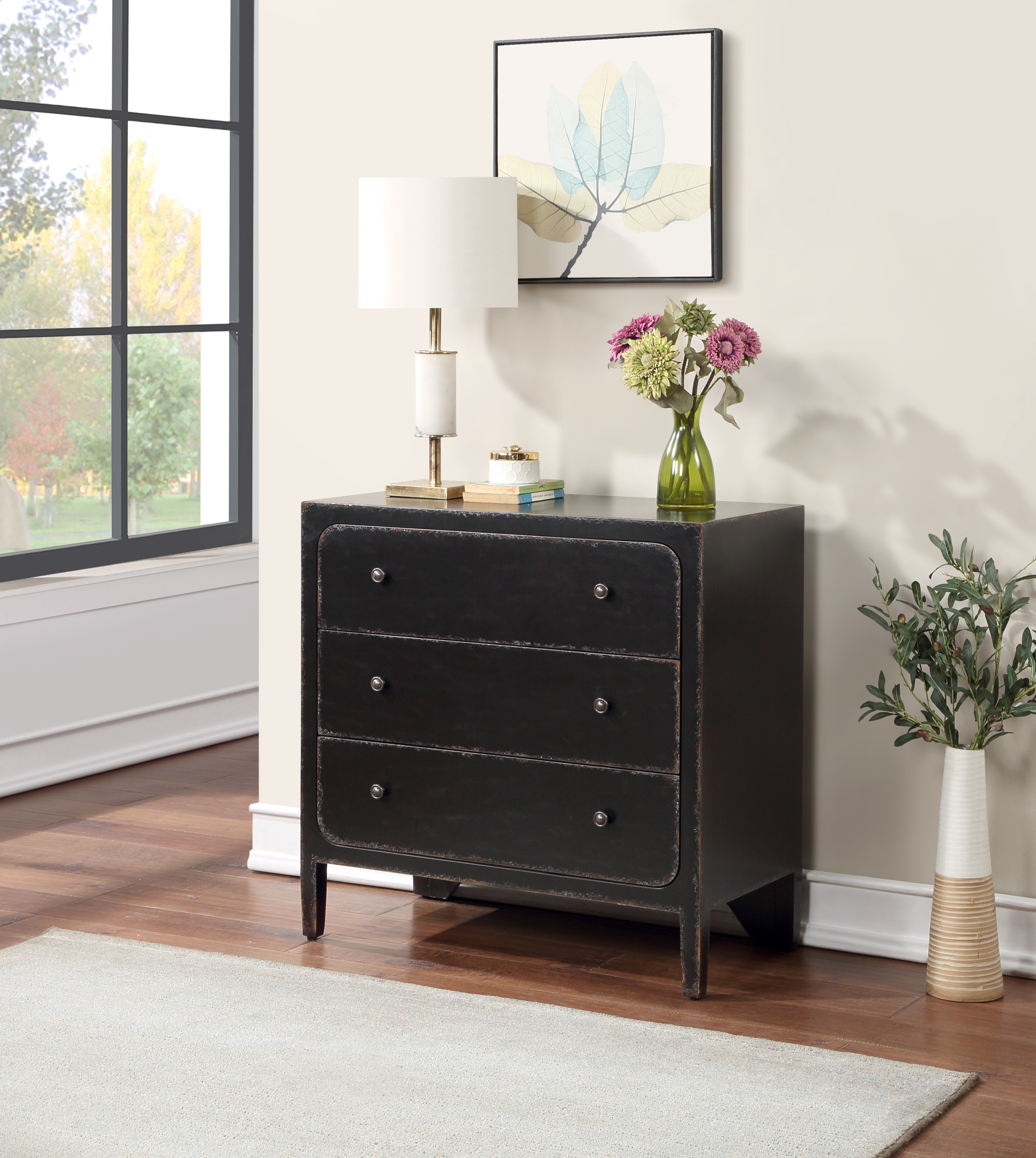 Wildon Home® Lim Solid Wood 3 - Drawer Accent Chest | Wayfair