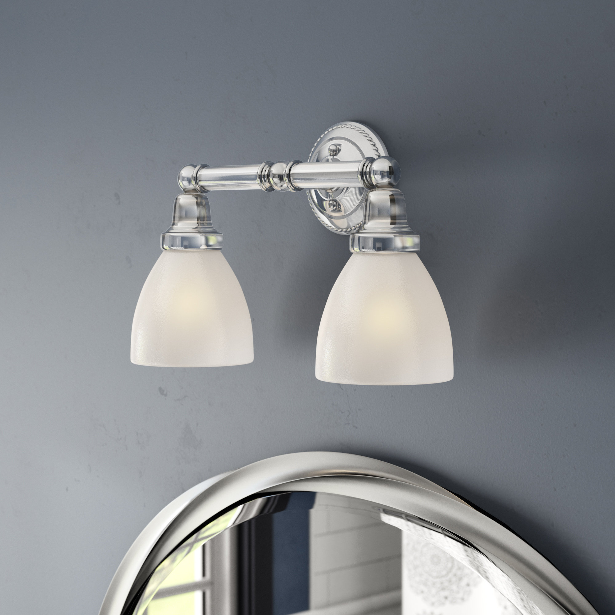 Lark Manor Amida 2-Light Dimmable Vanity Light & Reviews - Wayfair Canada