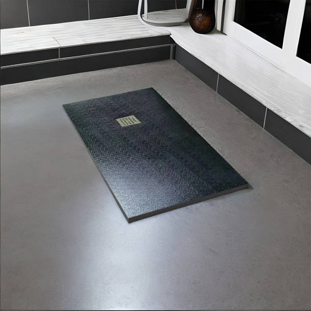 VidaXL Shower Base Pan with Center Drain Shower Tray Bath Pan SMC ...