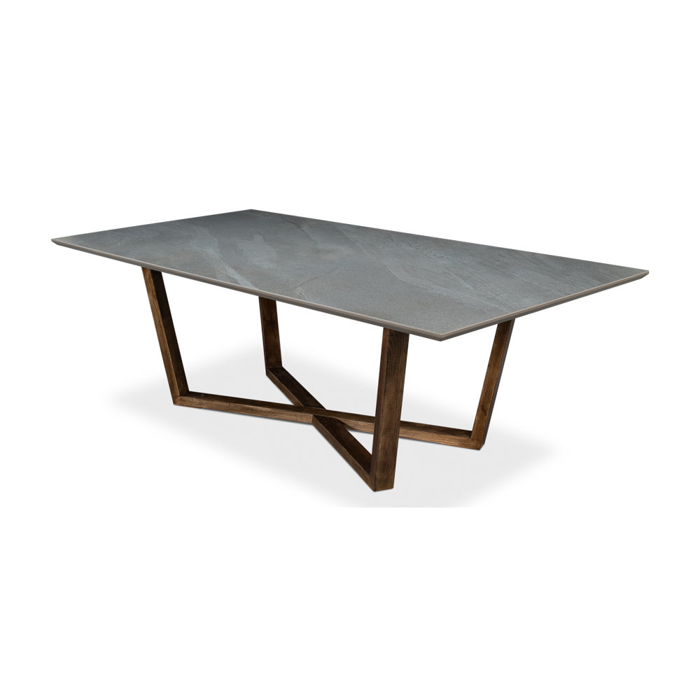 Sarreid Ltd Isabella Double Pedestal Dining Table | Perigold