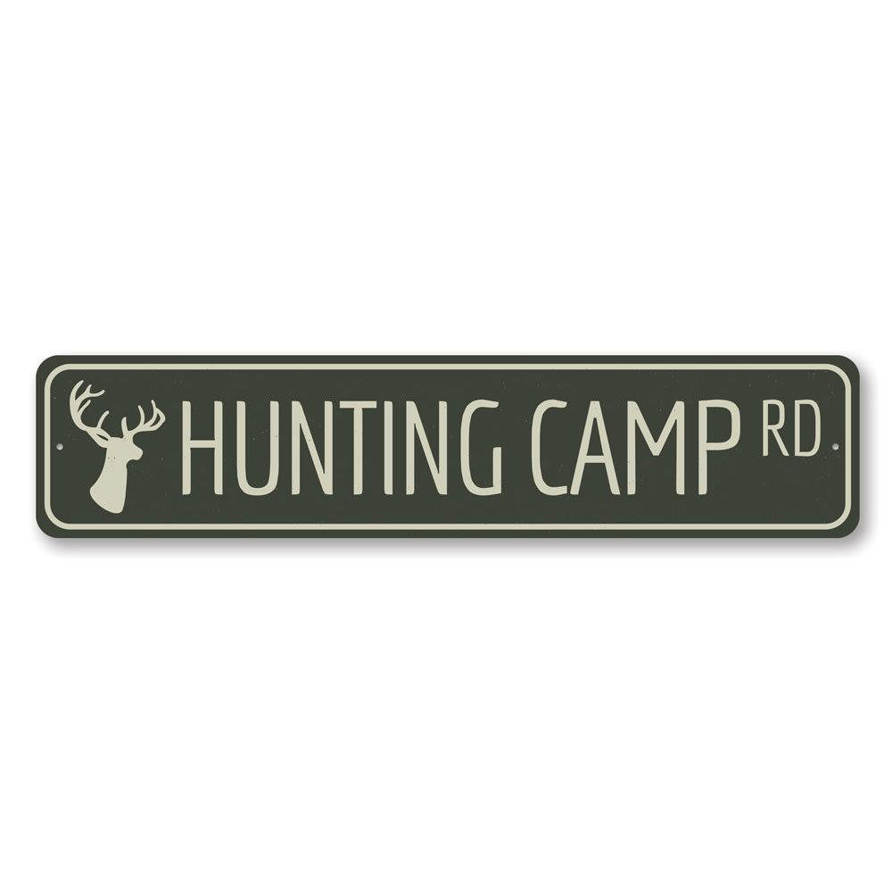 Lizton Sign Shop, Inc Hunting Camp Road Custom Aluminum Sign | Wayfair