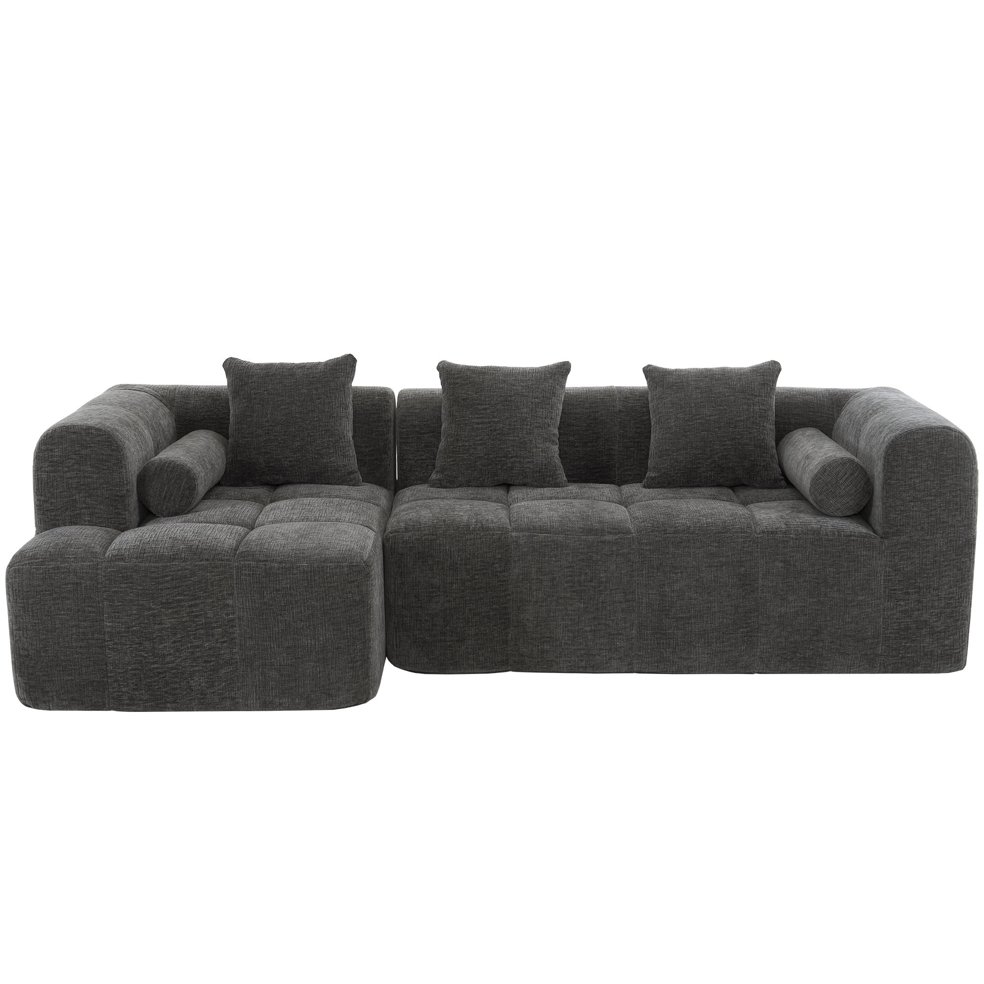 Latitude Run® 101.2" Sectional Sofa Full-Compressed Sofa Modular Sofa ...