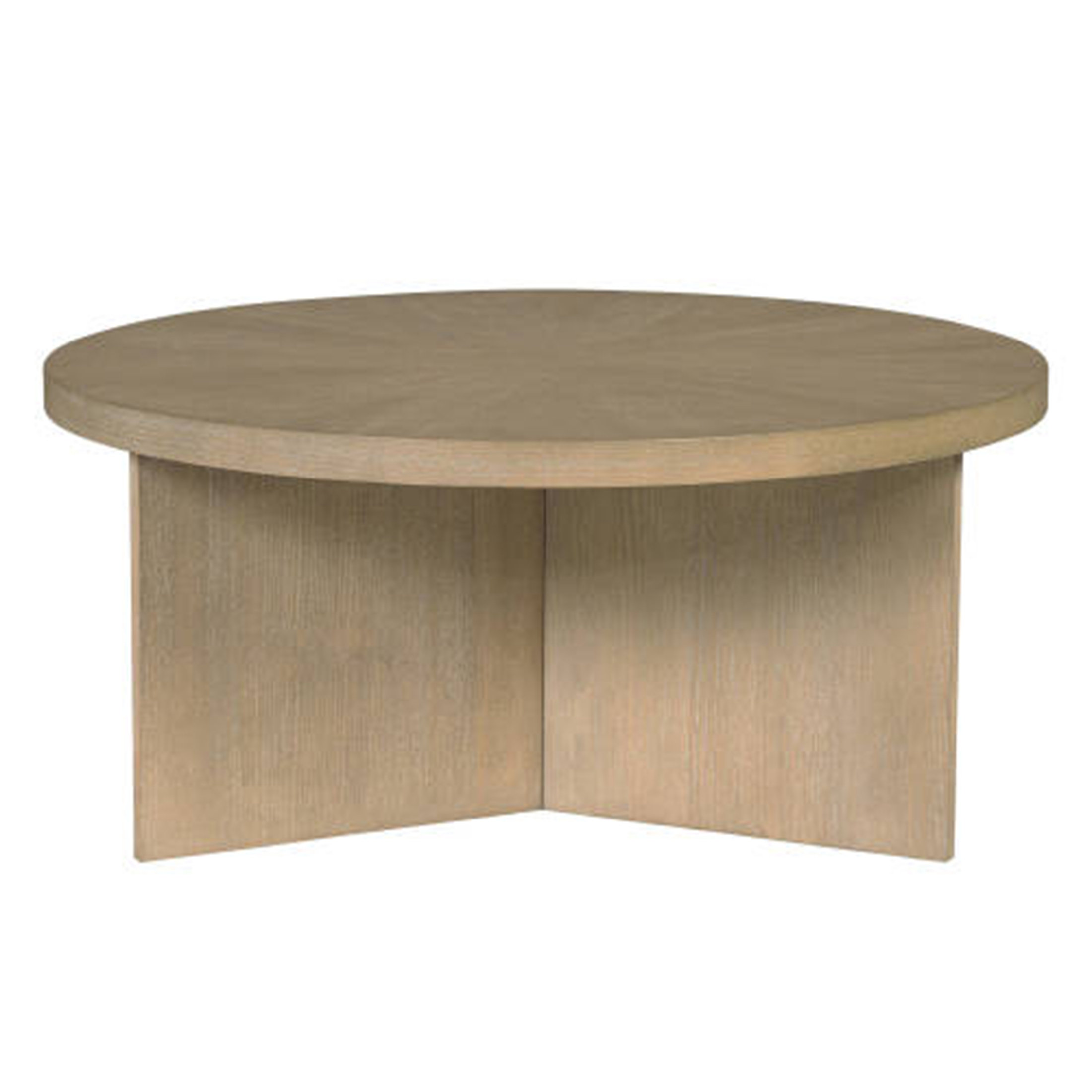 Latitude Run® Sadie Round Reclaimed Greige Coffee Table | Wayfair