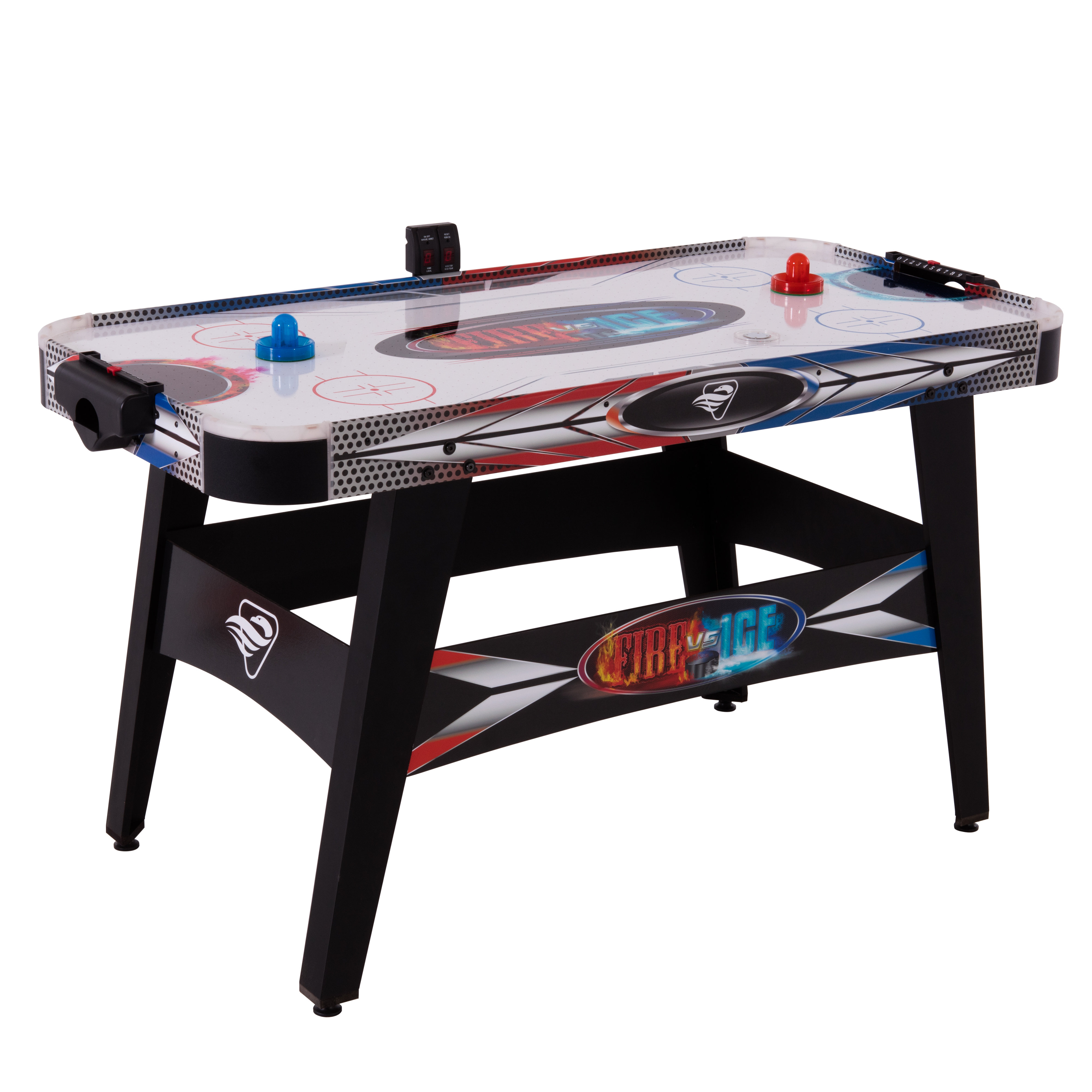 Triumph Sports Triumph 55.5" Fire ‘n Ice LED Light-Up Air Hockey Table ...