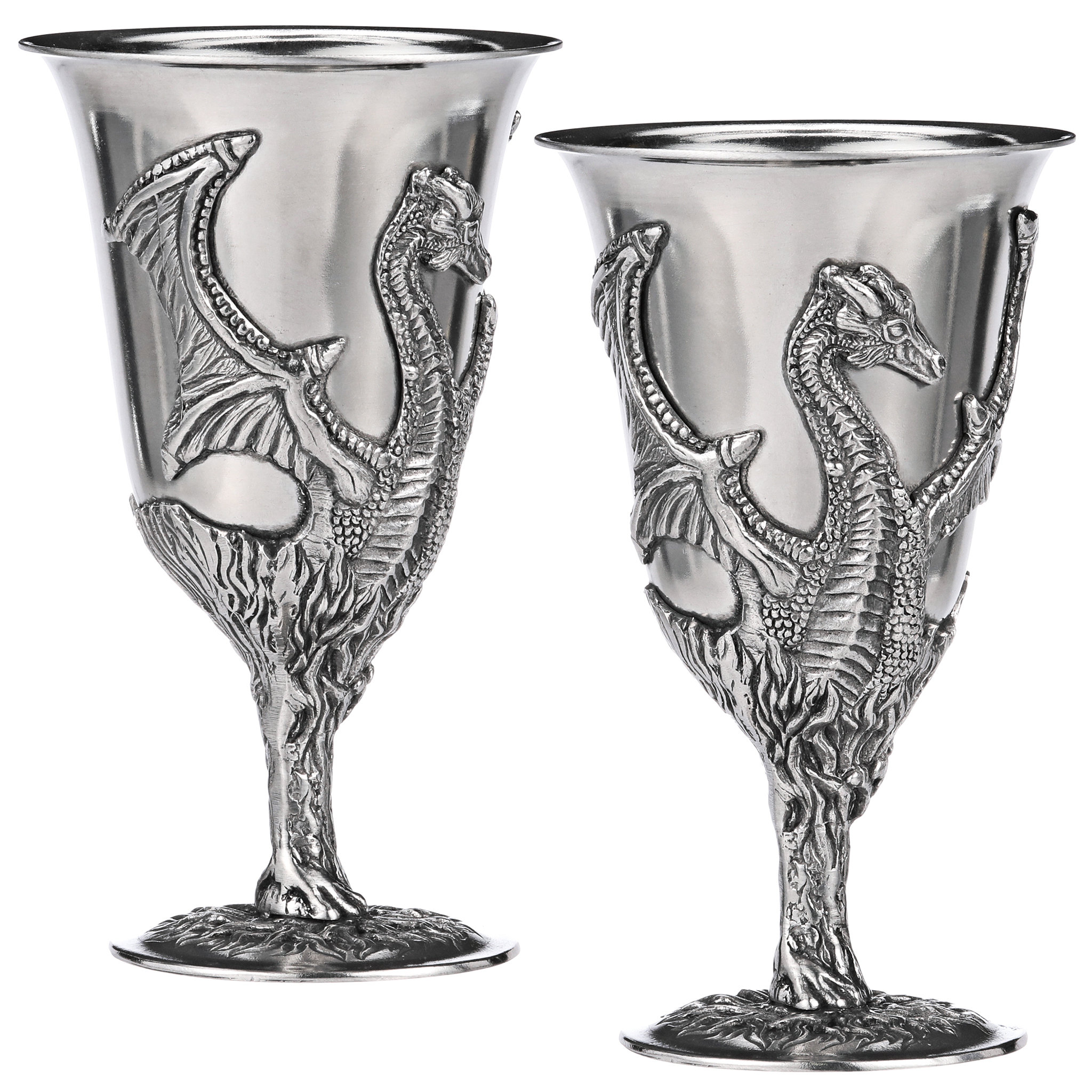 Design Toscano Dragon 8 oz. Pewter Goblet with Gift Box - Wayfair Canada