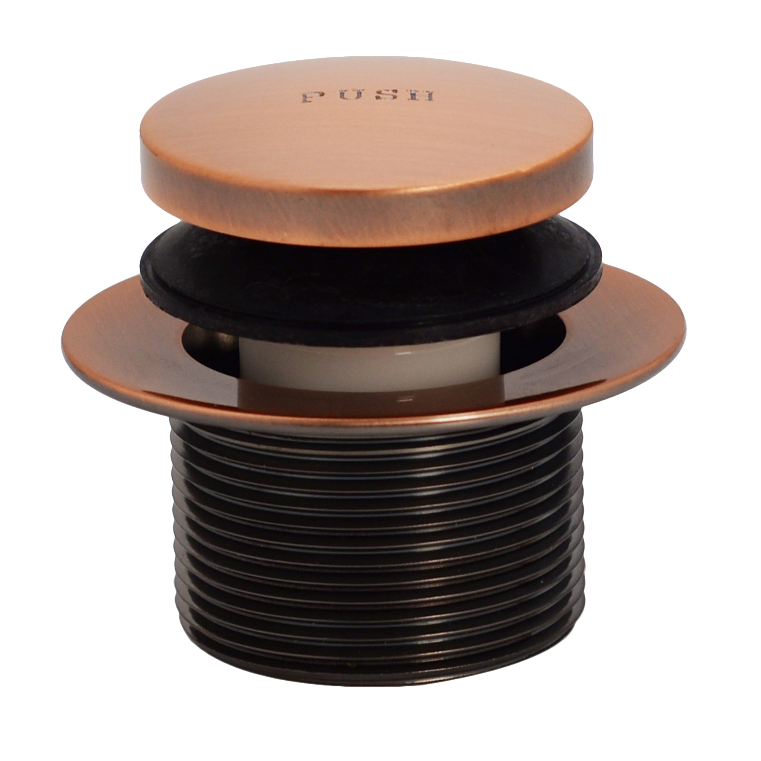 Westbrass 1-1/2" NPSM Tip-Toe Bathtub Drain Plug - Coarse Thread | Wayfair