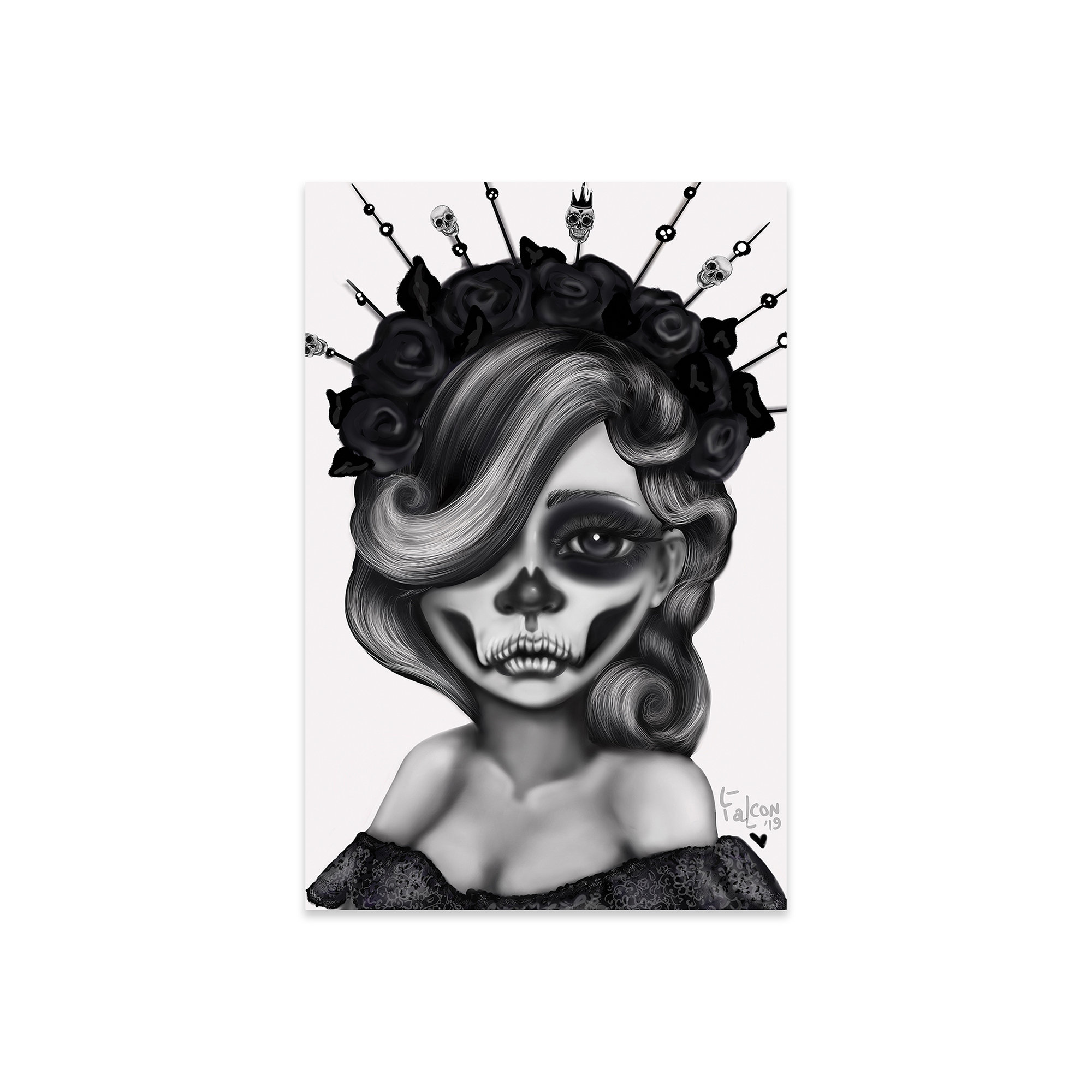 House of Hampton® Queen Of The Dead by Lizzy Falcon | Wayfair