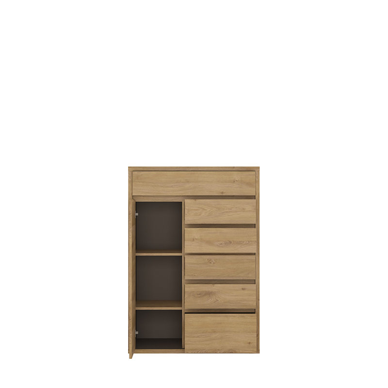 Union Rustic Tyle Highboard Charlotte 86 cm Wide with a convenient ...
