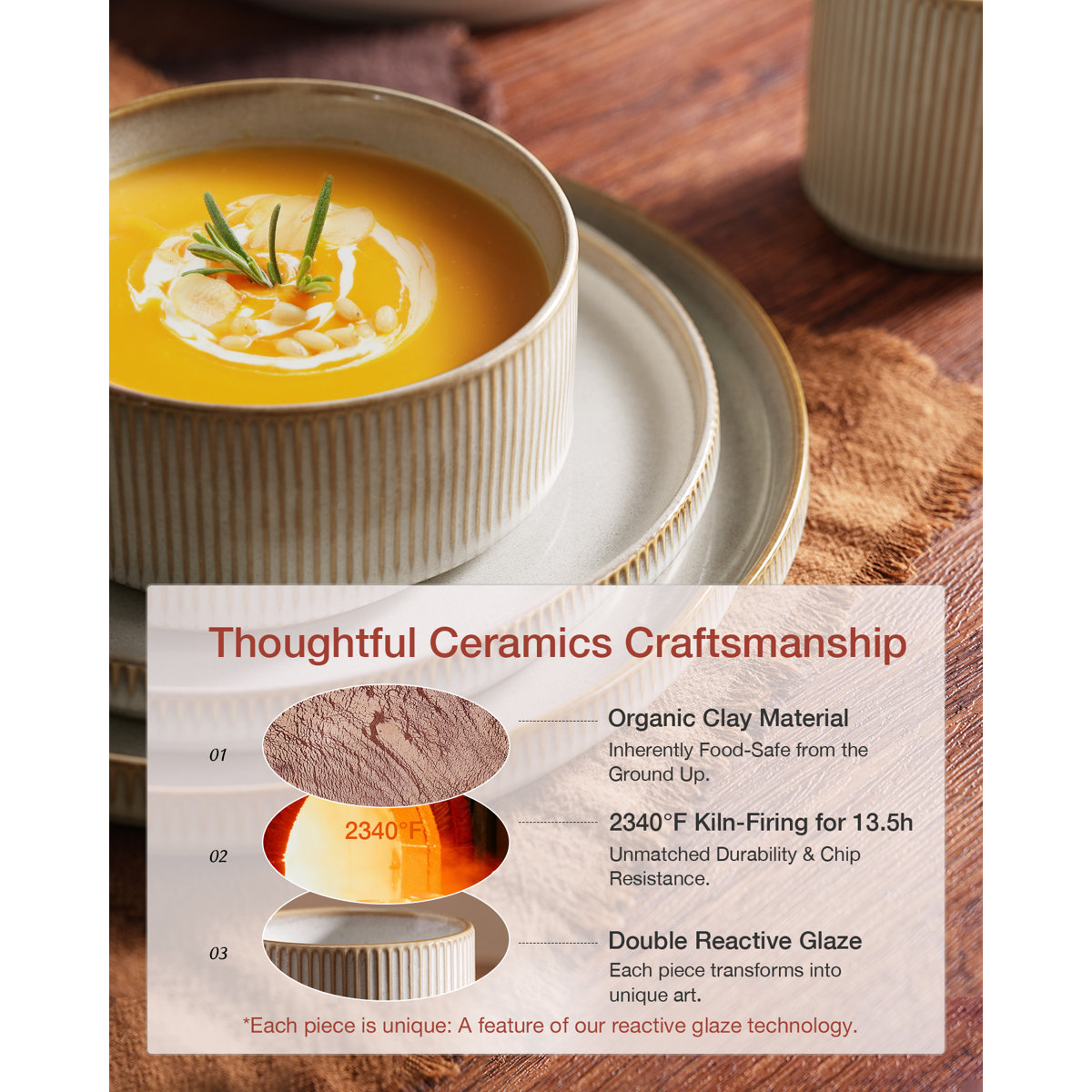 Famiware 24 Piece Dinnerware Sets, Dish Sets for 8 & Reviews | Joss & Main