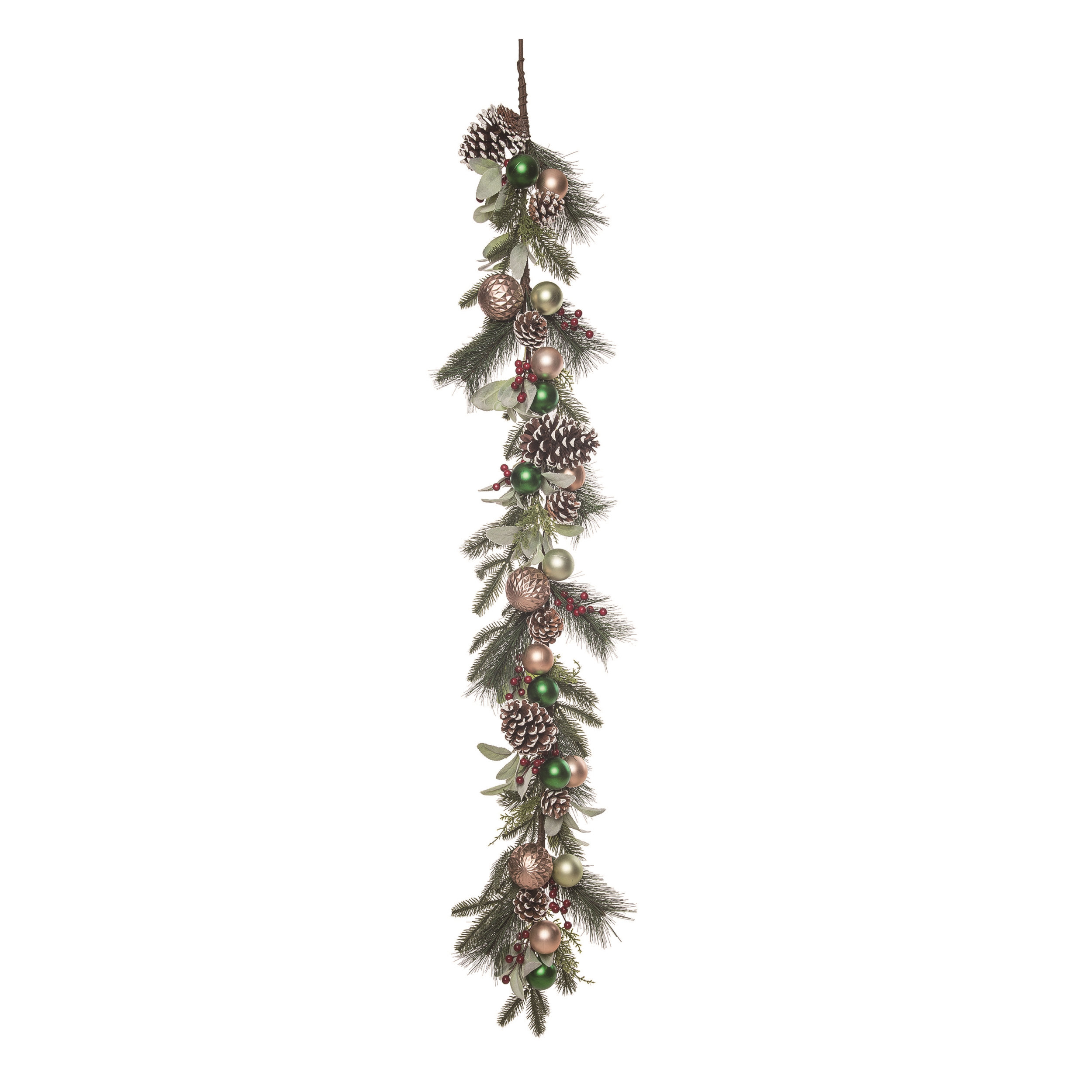The Holiday Aisle® 60'' in. Faux Mixed Assortment Garland | Wayfair