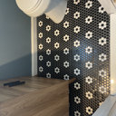 WS Tiles Value Series 1“ x 1" Porcelain Honeycomb Mosaic Wall & Floor ...