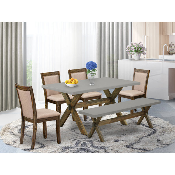 Rosalind Wheeler Schutzer 6 Piece Table Set- A Kitchen Table with ...