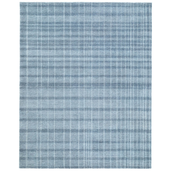 Sanura Hand Tufted Wool Blue Rug & Reviews | Birch Lane