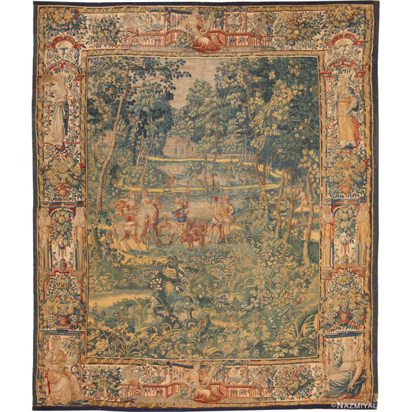 Nazmiyal Collection Refined 17Th Century Wool And Silk Antique French ...