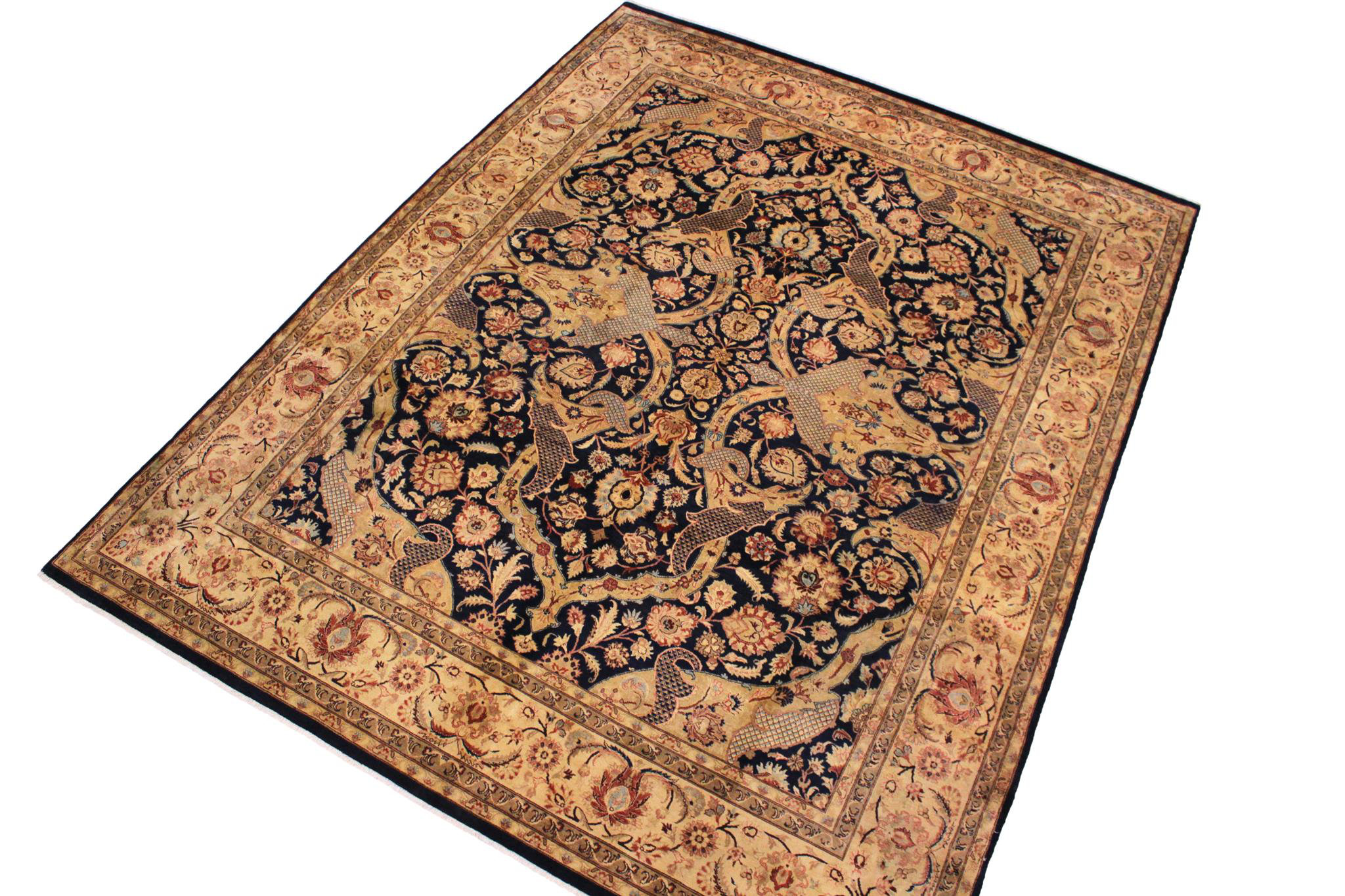 Astoria Grand Pauling Oriental Handmade Hand-Knotted Rectangle 8'1" x ...
