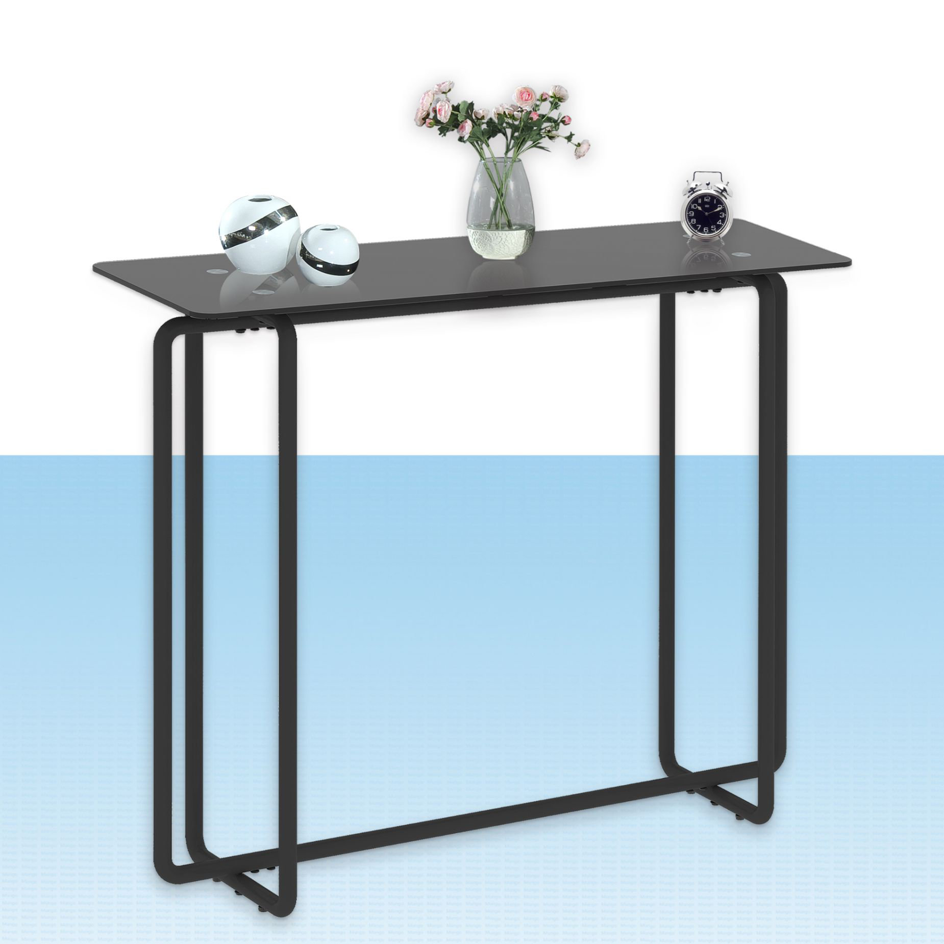 Wrought Studio™ Narrow Entryway Table, Modern Open Hallway Table ...