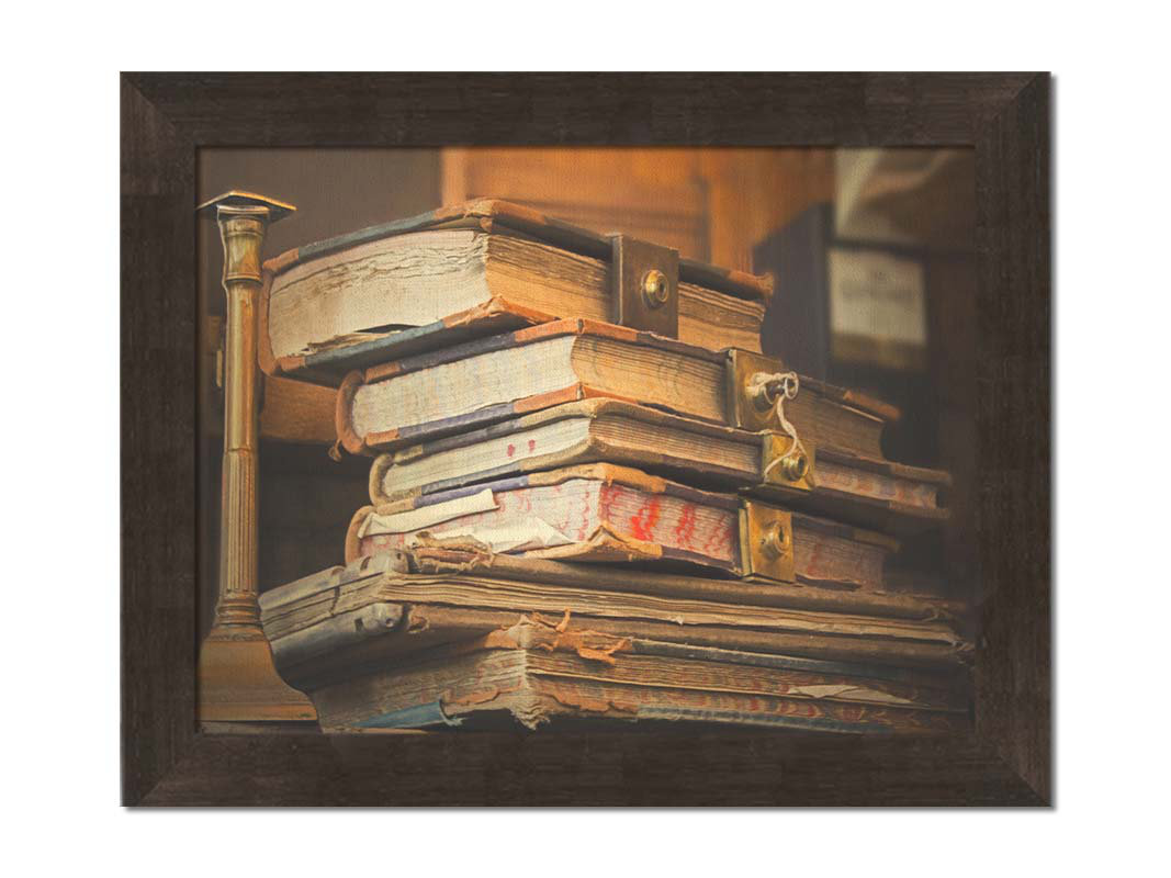 Red Barrel Studio® Old Books by Hal Halli. Paper Print - Mounted ...