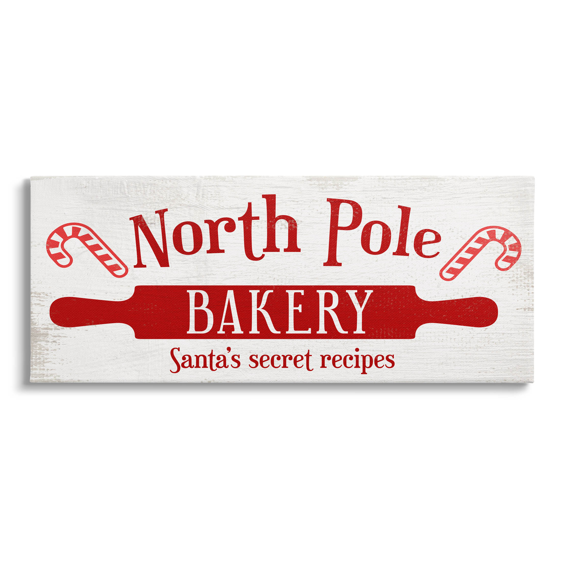 Stupell Industries North Pole Bakery Kitchen Sign On Canvas by Lil' Rue ...
