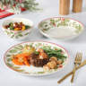 Gibson Home 12 Piece Festive Berries Decorated Porcelain Dinnerware Set ...