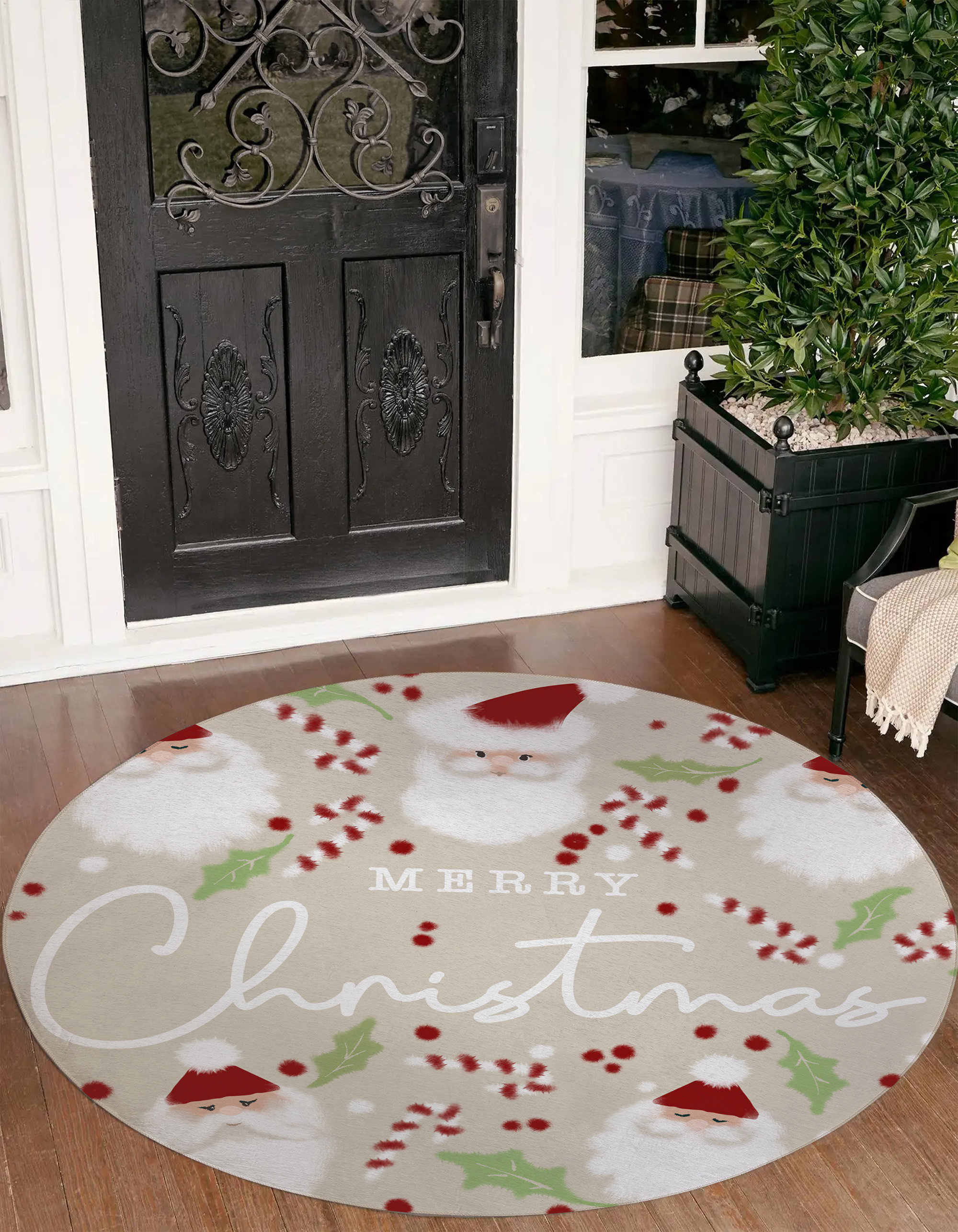The Holiday Aisle® Japreet Christmas Outdoor Doormat | Wayfair