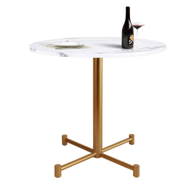 Laurel Foundry Modern Farmhouse Round Metal Base Dining Table & Reviews ...
