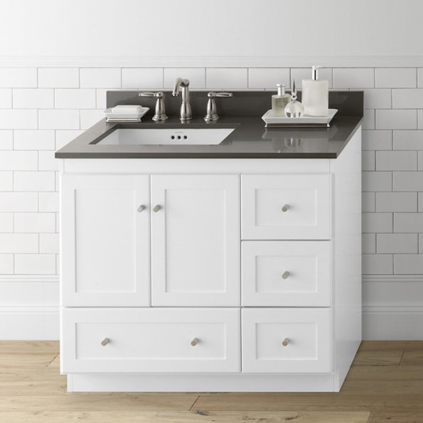 Ronbow Shaker 37'' Single Bathroom Vanity with Stone Top & Reviews ...